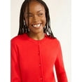 Free Assembly Women’s and Women's Plus Cozy Yarn Crewneck Cardigan ...