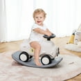 Infans 3-in-1 Rocking Horse & Sliding Car w/ Detachable Balance Board ...