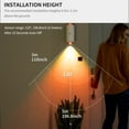 4pcs Rechargeable LED Night Light Wall Lamp Commercial StrobeLight ...