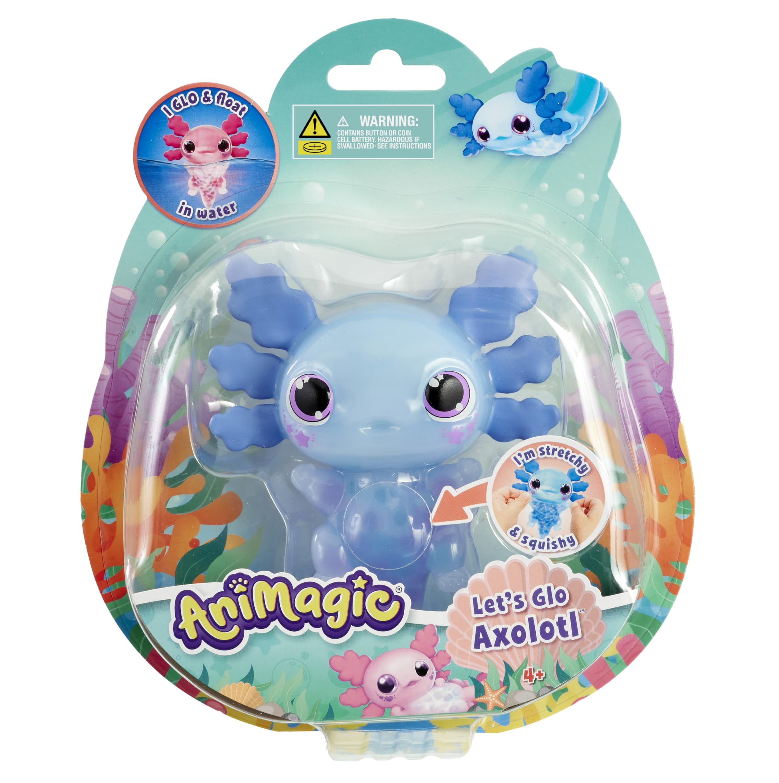 CASA DE LA EDUCADORA JUGUETE AXOLOTL AZUL | Walmart en línea