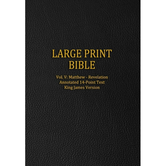 Bibles King James Version Large Print