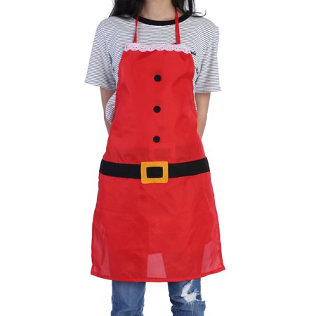 Fyydes Party Dinner Aprons, Christmas Apron,Red Color Christmas Party ...