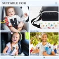 Colorful Paper Airplanes Pattern Car Seat Belt Covers 2 Pack Soft ...