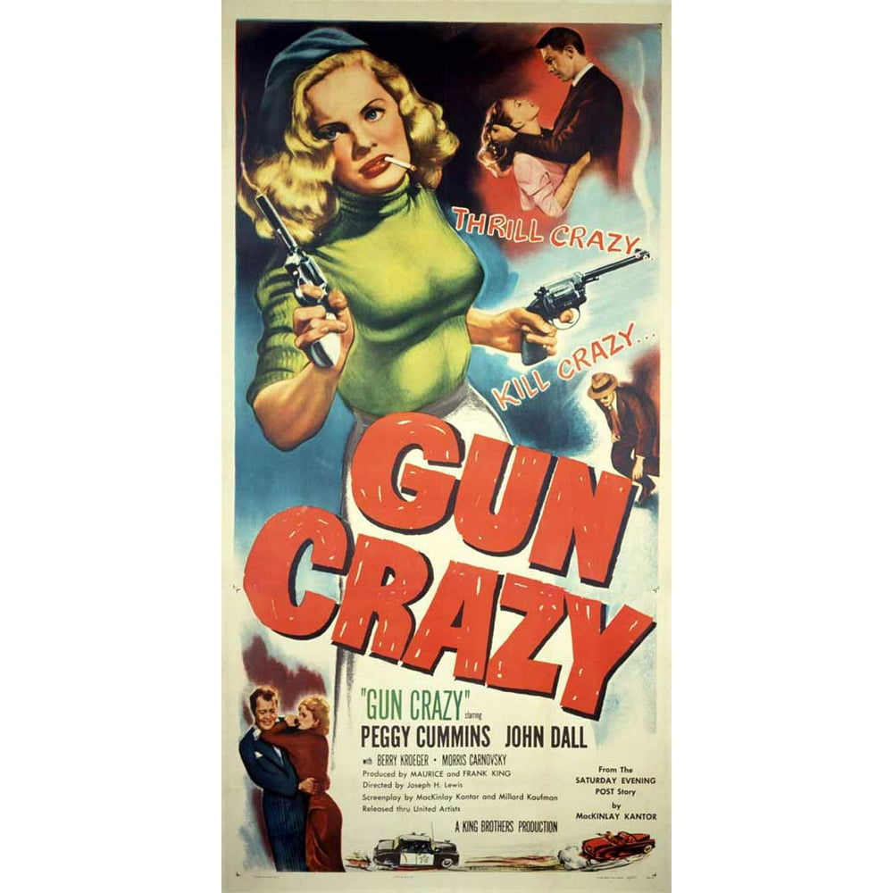 Gun Crazy Movie POSTER 27" x 40" Style B - Walmart.com - Walmart.com