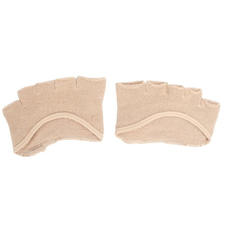 Half Toe Heelless Socks, Open Five-Toes Half Socks Soft All-cotton ...