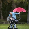 Fishoneion Adjustable Sun Shade Umbrella, Foldable Clamp-On, Strollers ...