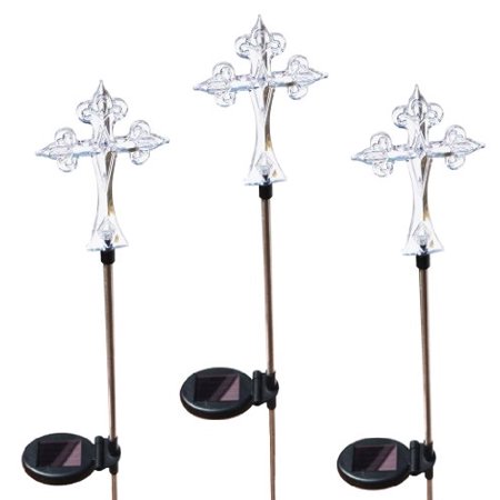 Solar Cross Lights, 3 Stakes a set | Walmart Canada