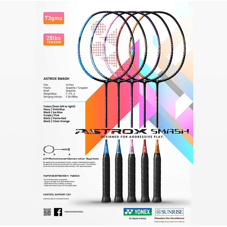 Badminton Racket Yonex Pink