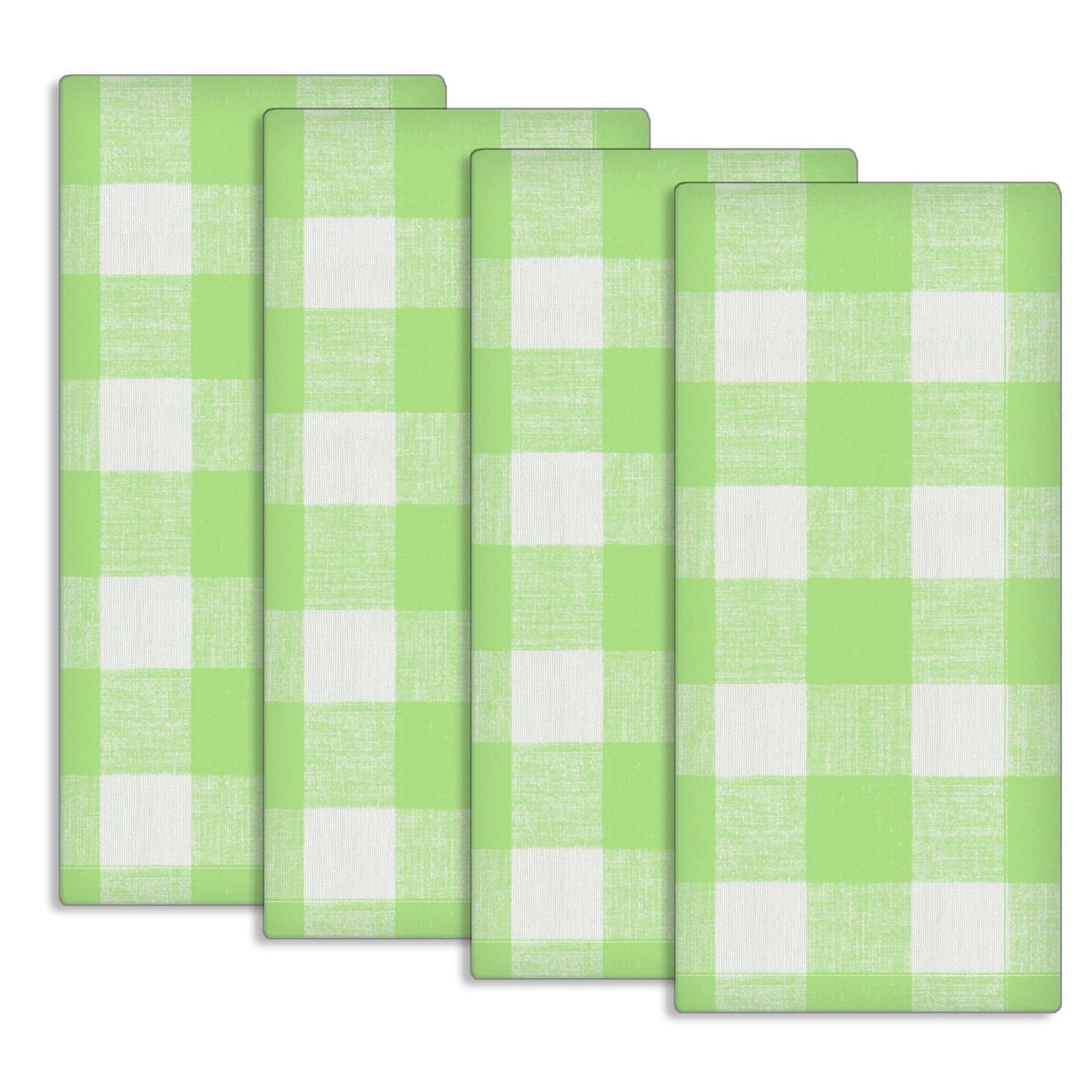Click here for Fabstyles Country Check Cotton Set Of 4 Kitchen To... prices