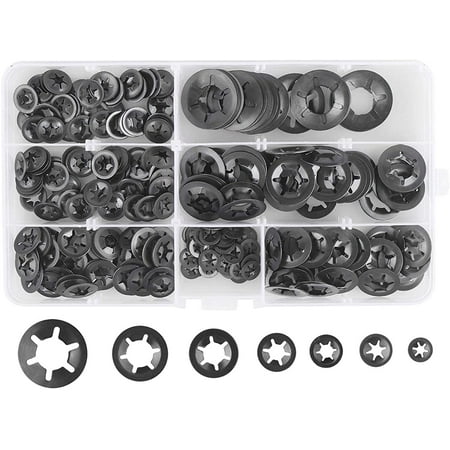 280 Pcs Lock Washers Lock Washers, Steel Lock Washers Quick Lock ...