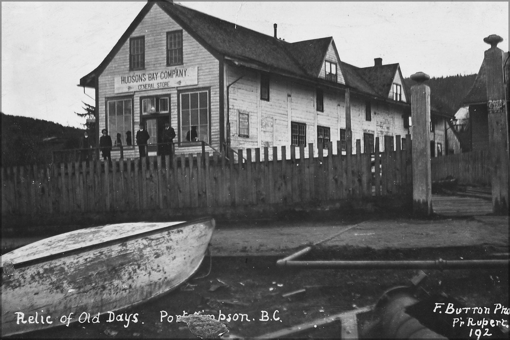 24"x36" Gallery Poster, Post card. Relic of old days. Port Simpson, B.C ...