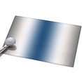 Abstract Blue Gray Color Ombre Rectangle Rug 2'x3' Minimalist Stripe ...