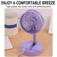 Portable, Rotating, USB Rechargeable, Foldable Oscillating Floor Fan ...