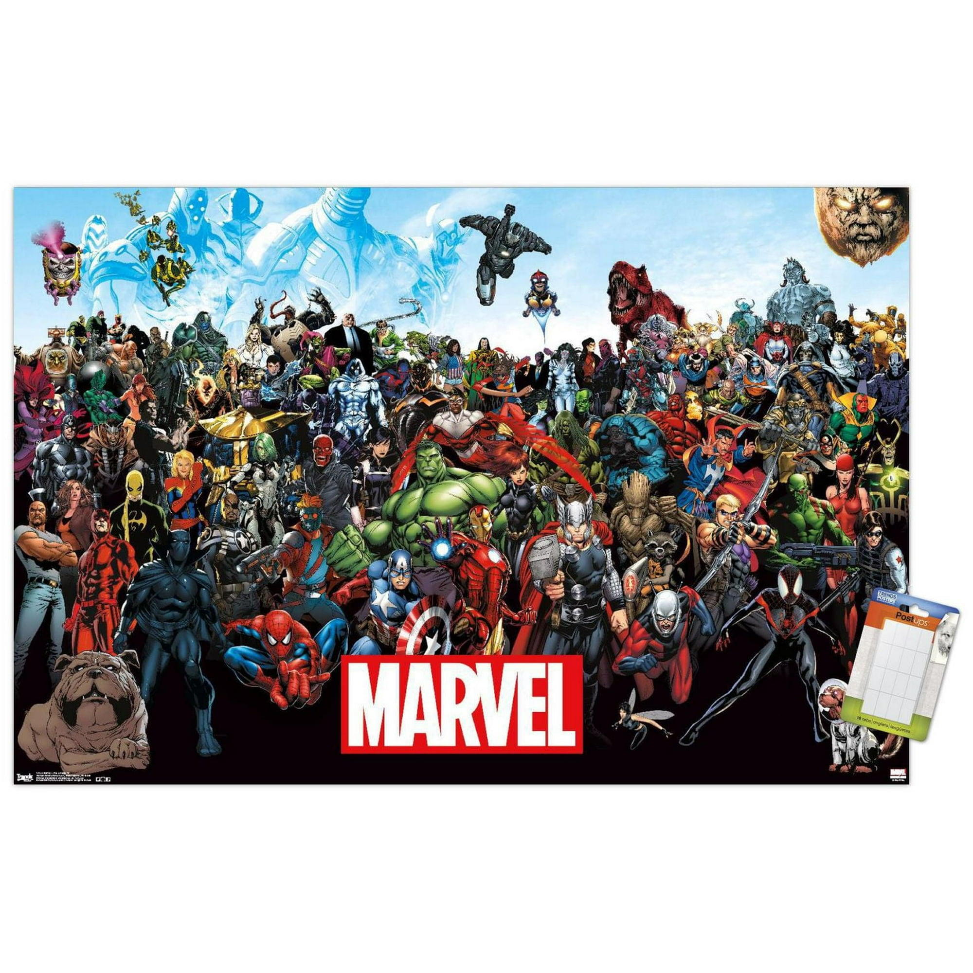 Click here for Marvel Comics - The Marvel Lineup 14.725 X 22.375... prices