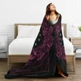 Sleep Token Flannel Fleece Blanket Sundowning Soft Warm Throw for Sofa ...