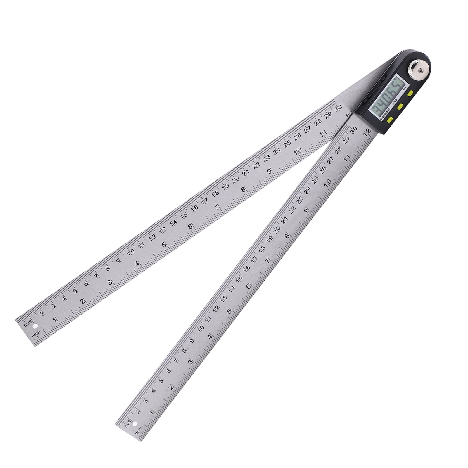 Ruler Angle Measure Tool, 0-300Mm Digital Protractor Angle Gauge Large ...