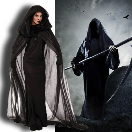 Halloween Costumes For Women Ghosts Specter Witches Death Robes Long ...