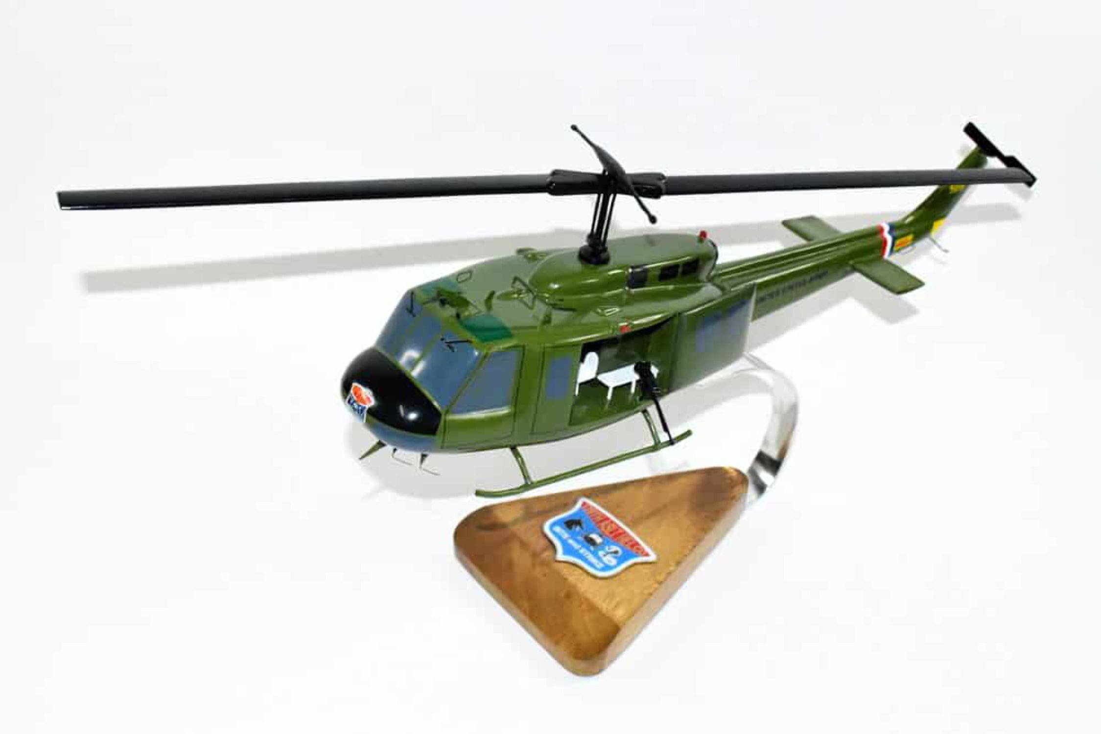 Bell® UH-1H Huey, 129th Aviation Company, 16 Mahogany Scale Model ...