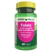 Spring Valley Folate Dietary Supplement, 1,333 mcg DFE, 400 Count HSA ...