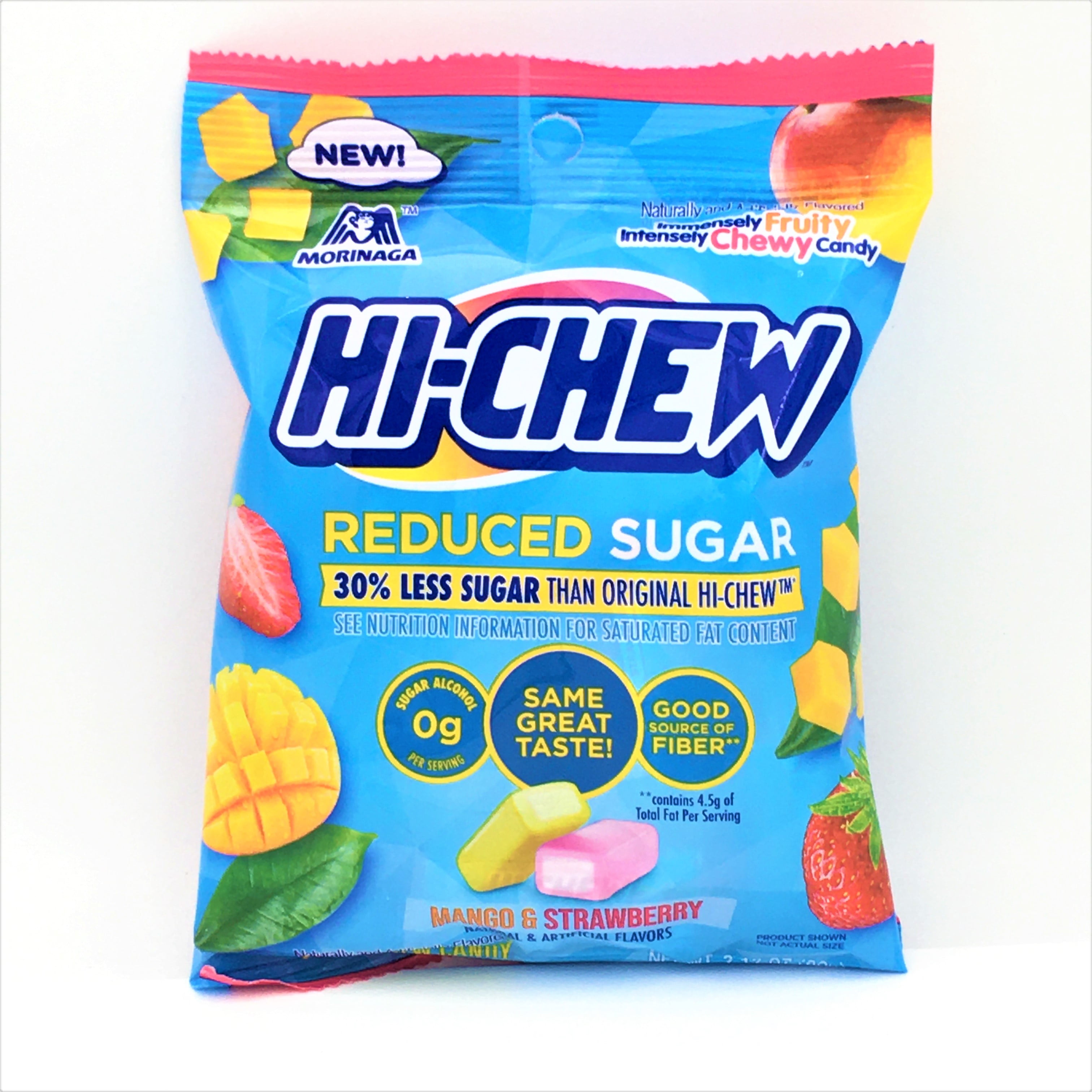 Morinaga HI-CHEW Reduced Sugar 30% Less Sugar Mango & Strawberry ...