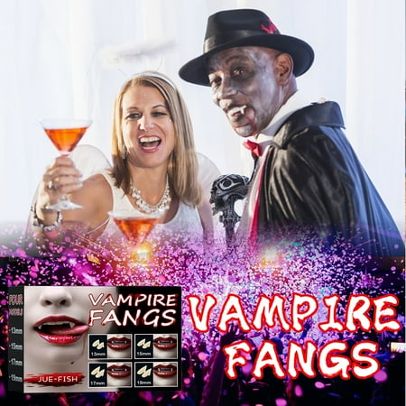 Halloween Vampire Teeth 4 Pair Halloween Vampire Fangs Kit 4 Sizes ...