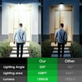 Waterproof 100 LED Solar Powered Light Outdoor PIR Motion Sensor Garden ...