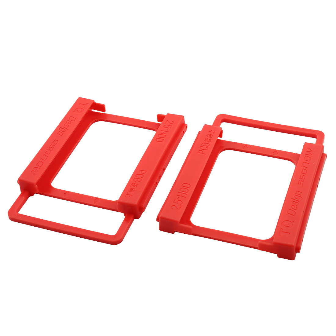 Laptop Plastic 2.5" to 3.5" SSD HDD Screwless Installing Adapter ...