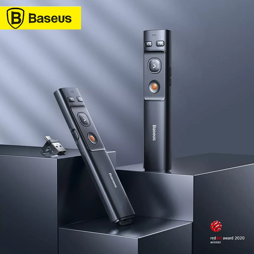 Baseus Presenter Wireless Pointer 2.4GHz Remote Controller for Win ...
