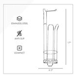 ToiletTree Products Standing Toilet Paper Roll Holder Bathroom Storage ...
