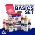 ENCO 9 Basic Food GGA1 Coloring Gel Set 1.41 oz each (40 g ...