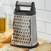 Kitchenaid Stainless Steel Box Grater in Black Handle, Dishwasher Safe ...