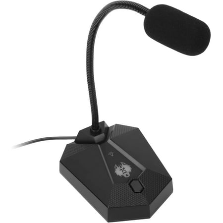USB Computer Microphone, Gooseneck PC Microphone with Mute Button ...