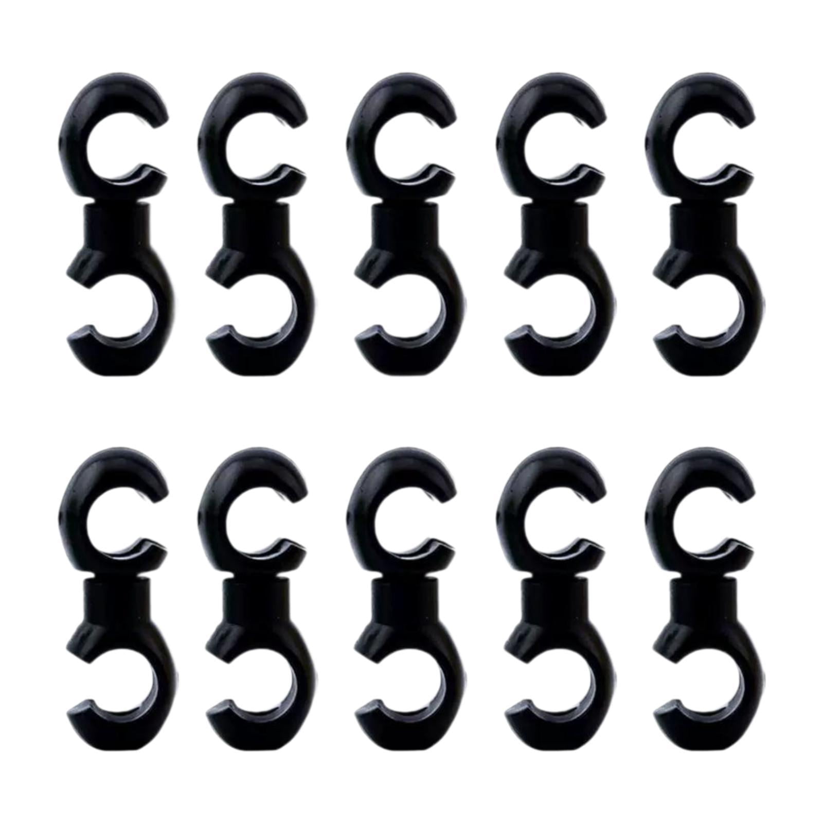10 cierres para cables de bicicleta, clips de gancho en forma de S para ...