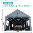 12x20FT Heavy Duty Carport Canopy,Extra Large Portable Car Tent Garage ...