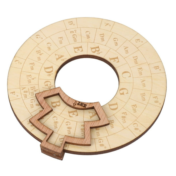 Music Chord Wheels, Rugged Educational Adjustable Circle Of Fifths ...