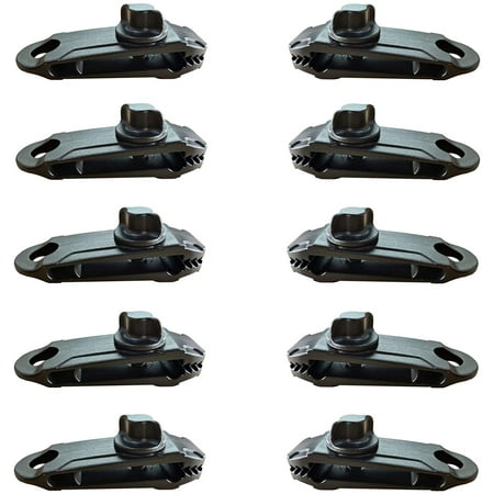 Shade Sail Tarp Clips Multipurpose Secures Clamp with Strong Lock Grip ...