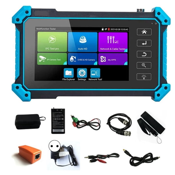 CCTV Monitor Camera Tester Portable 5 Inch Display Coaxial Analog Video ...