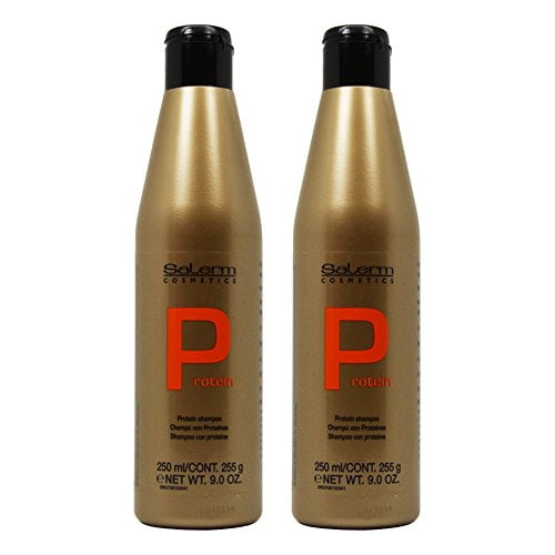 Salerm Protein Shampoo 9oz / 250ml "Pack of 2" - Walmart.com