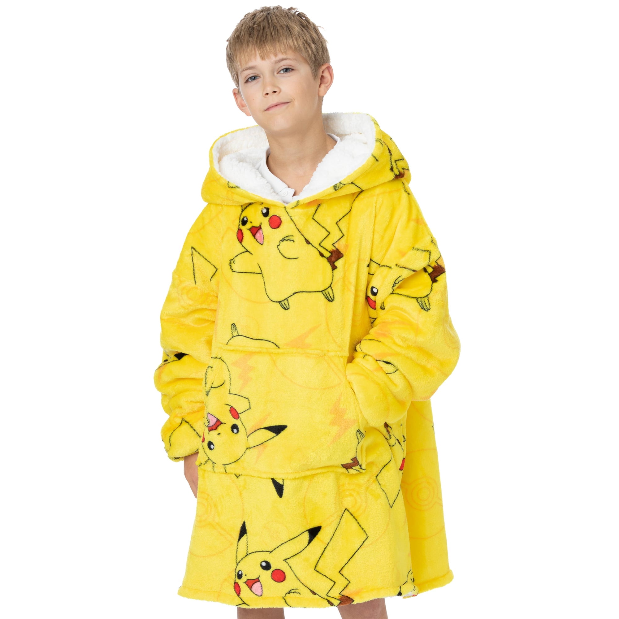 Click here for Pokémon Pokemon Unisex Kids Yellow Blanket Hoodie prices