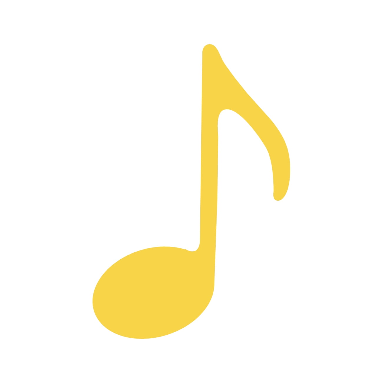 Music Note Sticker Decal Die Cut - Self Adhesive Vinyl - Weatherproof ...