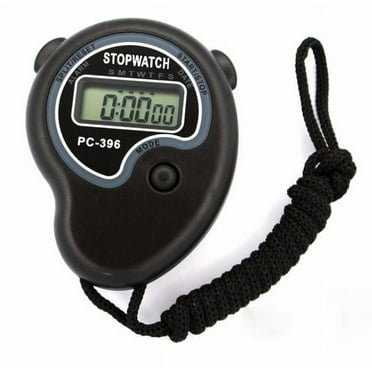 Rolilink Handheld Digital Clock Stopwatch, 10 Laps Waterproof Timer ...