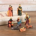 8pcs Birth Of Holy Statue Ornament Gifts Nativity Scene Crafts Resin ...