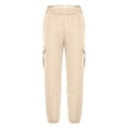 Boy Pants Size 8-9Y Youth Solid Color Tapered Ankle Cargo Trousers ...