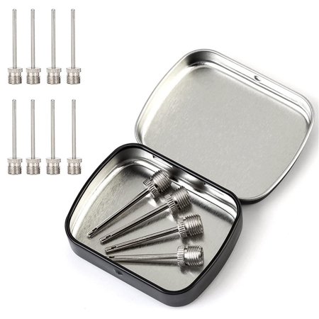 12pcs/set Pump Pin Sports Ball Inflating Pump Needle With Storage Box ...
