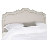 Safavieh Skyler Retro Arched Upholstered Headboard with Nail Heads ...