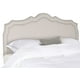 Safavieh Skyler Retro Arched Upholstered Headboard with Nail Heads ...