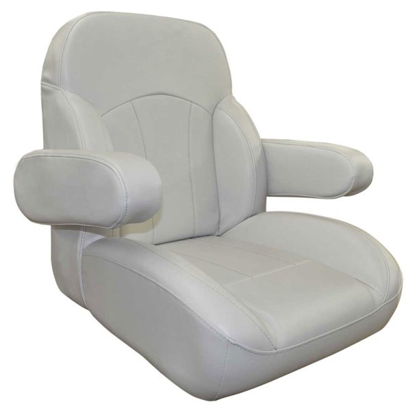 Suite Marine SM9732010109 Boat Seat Captain Chair - Gray - Walmart.com