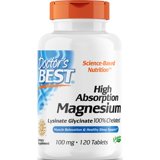 Doctor's Best High Absorption Magnesium 100 mg, 120 Tablets - Walmart.com