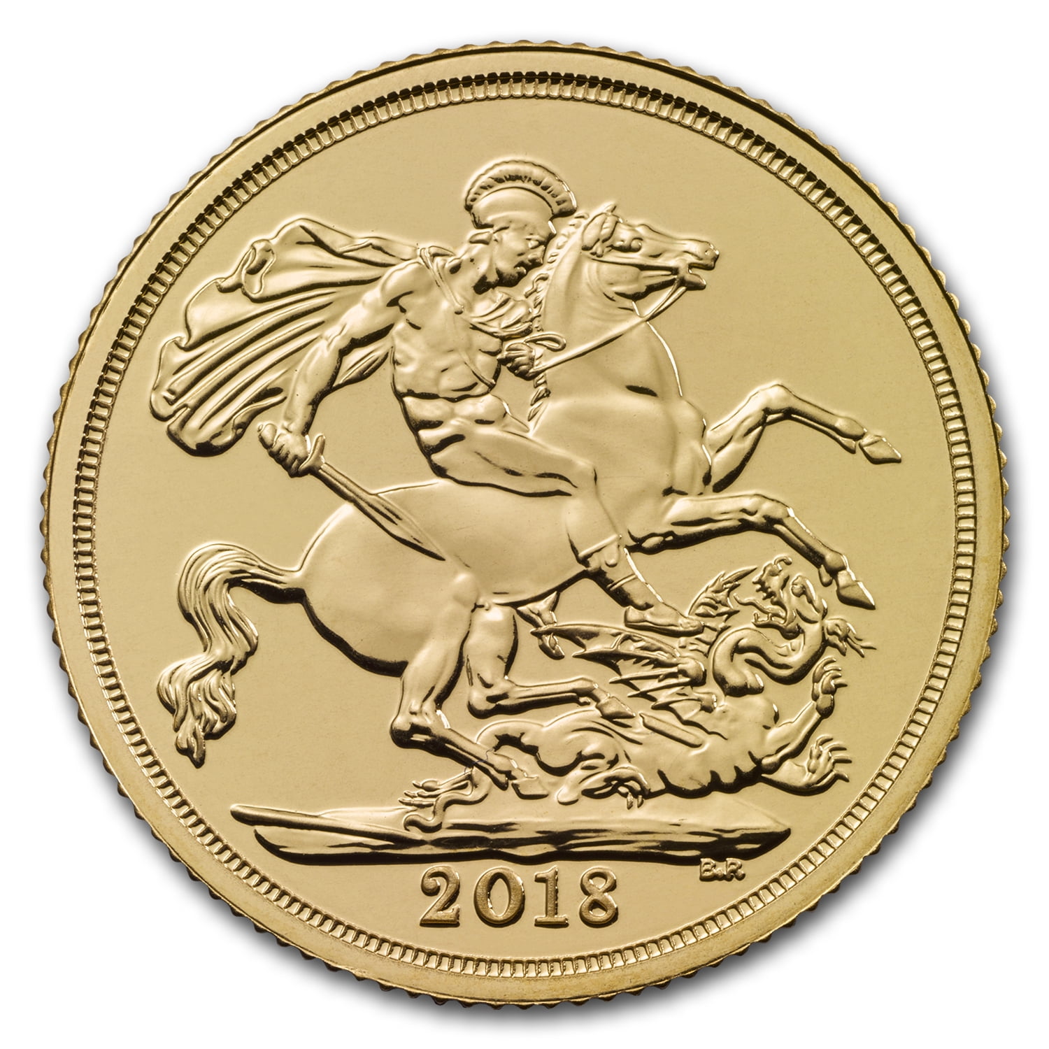 2018 Great Britain Gold Sovereign BU - Walmart.com