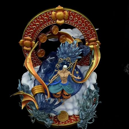 Japan Anime 48cm One Piece Enel Thunder And Lightning Fruit Standing ...